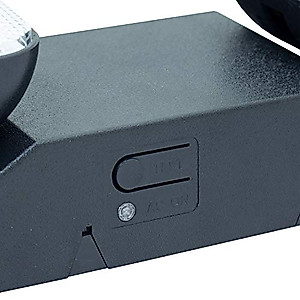 LFI Lights | Emergency Light | Black Housing | Two LED Adjustable Square Heads | Hardwired with Battery Backup | UL Listed | Contractor Standard | EL-2-B