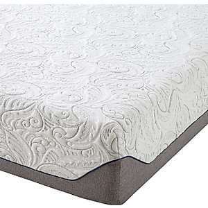 Boyd Sleep 8" RespondaFlex Twin Size Medium Firm Gel Memory Foam Mattress, Cooling Air Flow Layer, and Comfort Support Base, Bed in Box, Fiberglass Free, White