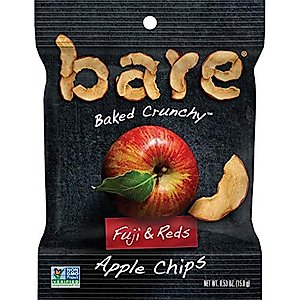 Bare Baked Crunchy Apple Fruit Snack Pack, Gluten Free Snacks, Fujis & Reds, 0.53 Ounce (Pack of 16)