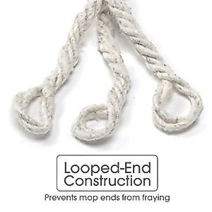 O-Cedar Heavy Duty Looped-End String Mop, Pack - 1, Commercial-Grade