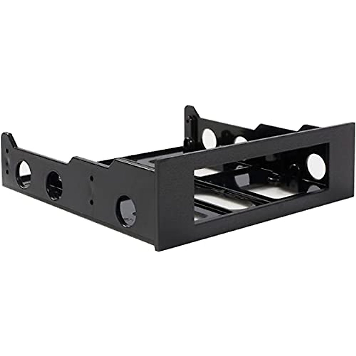 StarTech.com 3.5" to 5.25" Front Bay Mounting Bracket w/ Mounting Screws (BRACKETFDBK),Black
