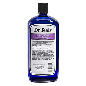 Dr Teal's Foaming Bath Variety Gift Set (2 Pack, 34oz ea.) - Soothe & Sleep Lavender & Relax & Relief Eucalyptus & Spearmint - Pure Epsom Salt & Essential Oils Alleviate Stress & Clear The Mind
