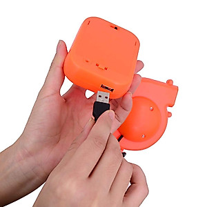 ZISUEX USB Mini Fan Blower Potable Inflatable Costume Fan for Halloween Inflatable Dinosaur Costume, Fancy Dress, Mascot Head,Party Inflatable Cosplay Jumpsuit