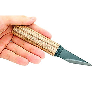 Kiridashi Craft Pocket Knife Japanese Steel Blade Wooden Handle with Sheath for Right-handed