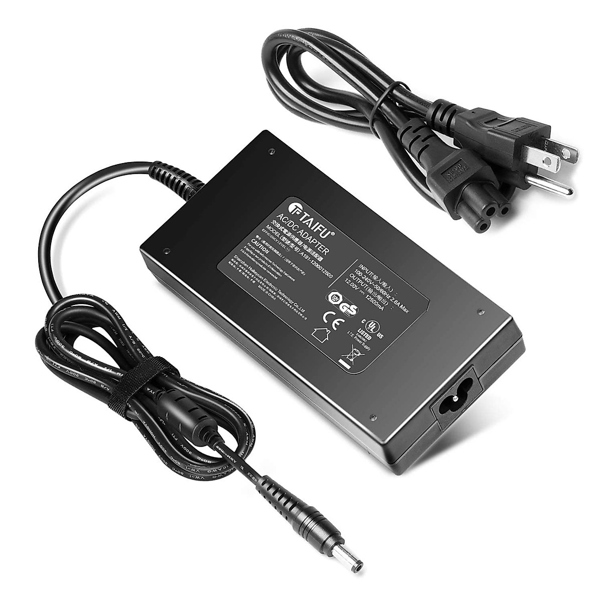 for Drobo Power Supply, TAIFU AC Adapter Charger for 12V 150W Drobo DroboFS S 5D 5Dt 5N 5N2 5C 5D3 5-Bay 4 Bay Storage Array Network Storage DR-5X-1P11 DAS Hard Disk Drive HDD NAS Charger Heavy Duty