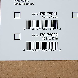 McKesson Back Support Cushion for Wheelchairs and Office Chair, Lumbar Support, Foam, 18 in x 17 in, 4 Count