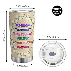 Insulated Stainless Steel 20oz Tumbler With Lid - Best Mom Ever- Sentimental Birthday Gift for Mom, Mothers Day Cup For Mother - Easter Gifts for Mama, Mother's Day present for Mommy -