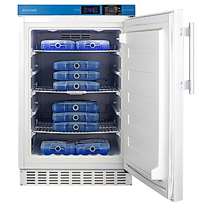 Accucold ACF33L Pharmaceutical Series 20" Wide Built-in All-Freezer, ADA Compliant, 2.65 cu.ft Capacity, Purpose-Built to Meet Recommendations CDC and VFC for Vaccine Storage, LED Lighting
