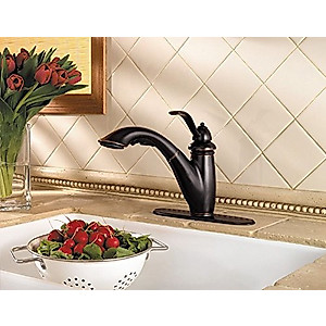Pfister LG5327YY Marielle 1-Handle Pull-Out Kitchen Faucet in Tuscan Bronze, Water-Efficient Model