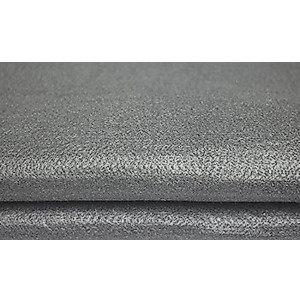 HANSWAY High Temp 36''X36''X1/4'' Felt Carbon Fiber Welding Blankets Black (3 x 3 feets)