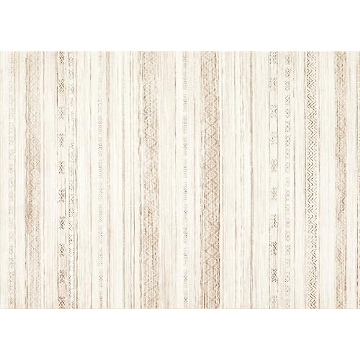 Boraya Area Rugs for Living Room: 9x12 Washable Boho Rug for Bedroom Large Neutral Bohemian Moroccan Farmhouse Geometric Dining Room Rugs Ultra Soft Floor Carpet Indoor for Home Office Nursery - Brown