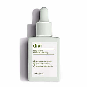 divi Scalp Serum, Revitalize and Detoxify, Aids against hair-thinning, nourishes hair follicles, detoxifies product build-up