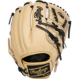 Rawlings | HEART OF THE HIDE R2G Baseball Glove | Right Hand Throw | 11.75" - 2-Piece Solid Web | Camel