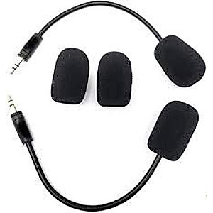 Mudder Large Foam Mic Windscreen Compatible with MXL, Audio Technica, and Other Large Microphones, Black