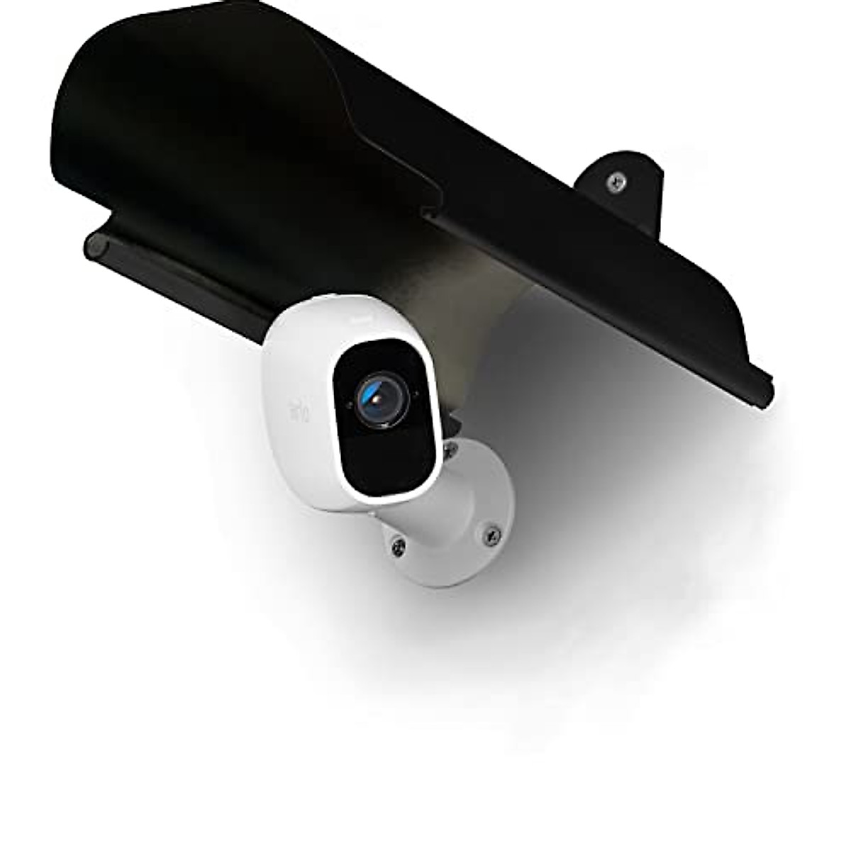 Uogw Sun Rain Shade Cover Compatible with Blink XT, XT2,All-New Blink Outdoor,Arlo, Arlo Pro, Arlo Pro 2, Arlo Ultra, Protective Roof for Outdoor Security Cameras, Aluminum Alloy Material - Black