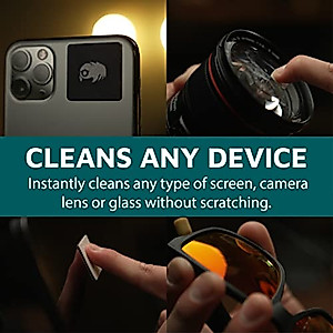 KUVRD Waterbear - Universal Screen Cleaners - Teeny Tiny Cleaning Tools for Your Lenses & Screens - 2-Pack - (2-PAD Sets)