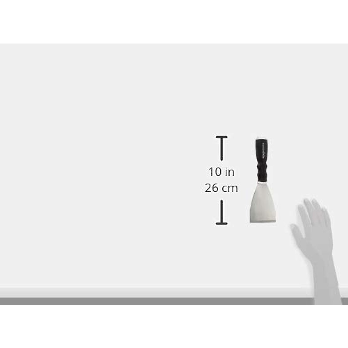Amazon Basics Soft Grip, Heavy Duty, Straight Scraper with Pole Socket & Hammer End