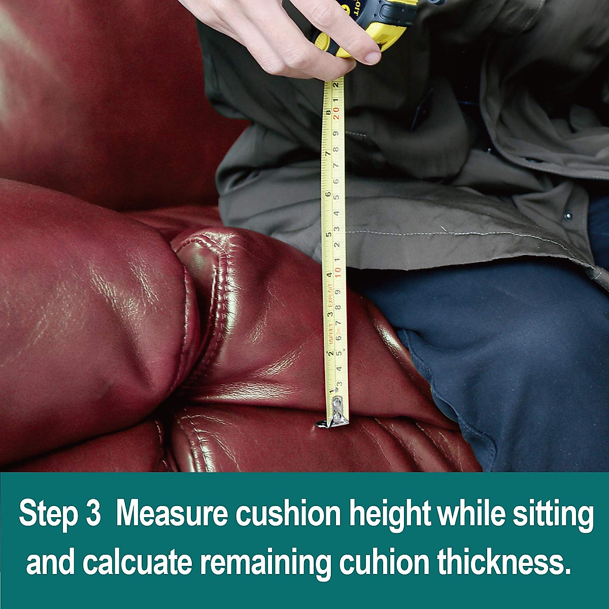 Leopard Sofa Sagging Cushion Support Insert, Seat Savers for Couch, (2inches) x 20 x27