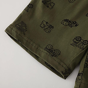 BIBNice Toddler Boy Clothing Kids Short Sleeve Outfits Summer Clothes Sets Size 2T