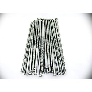 25 PCs Galvanized Hex Head 3/8 x 12" Lag Bolts Wood Screws Metric Hardware Fastener Kit