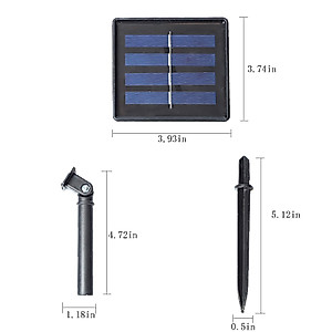 MorTime 200 LED 66 FT Solar Copper Wire String Lights, 8 Modes Waterproof Fairy String Lights for Indoor Outdoor Home Wedding Party Decoration, Warm White