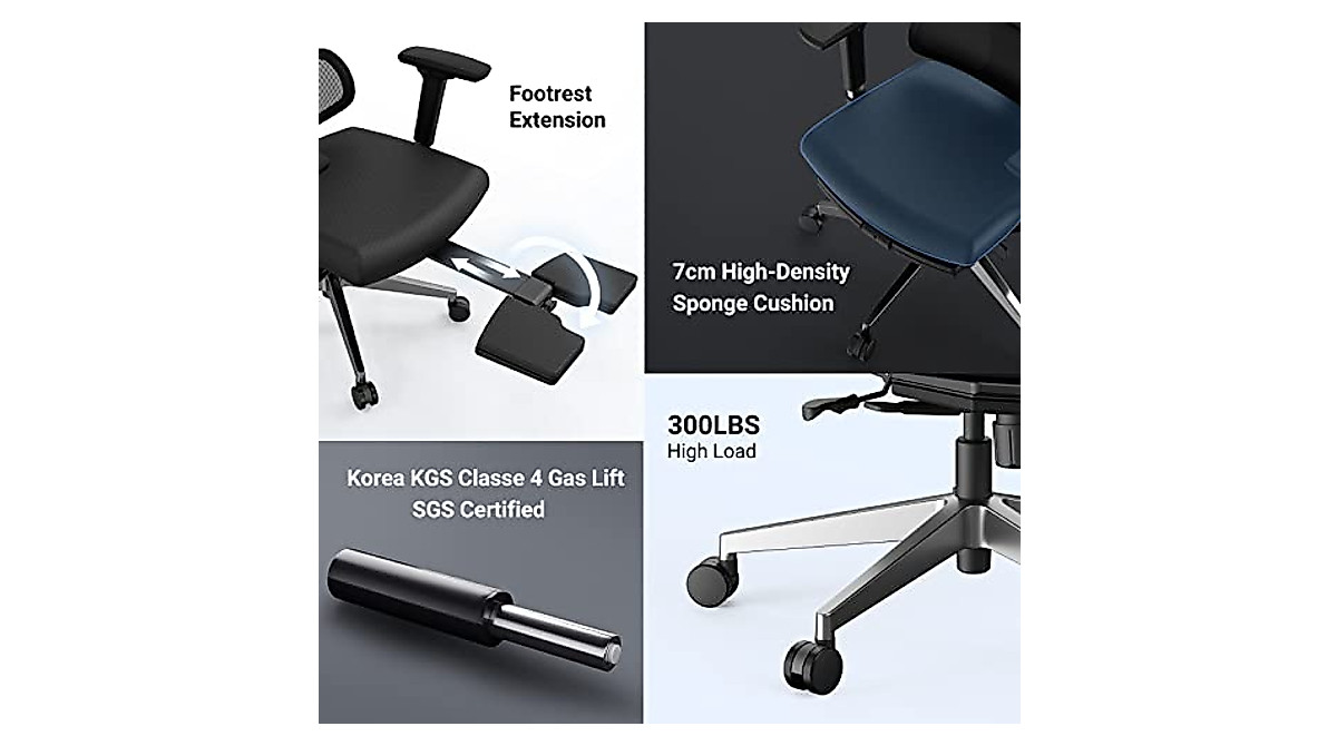 Newtral First Ergonomic Chair with Adaptive Lumbar Support | Office & Home