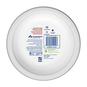Dixie Ultra, Large Paper Bowls, 20 Oz, 52 Count, Microwave Safe, Disposable Bowls Great For Breakfast, Lunch, And Dinner Meals