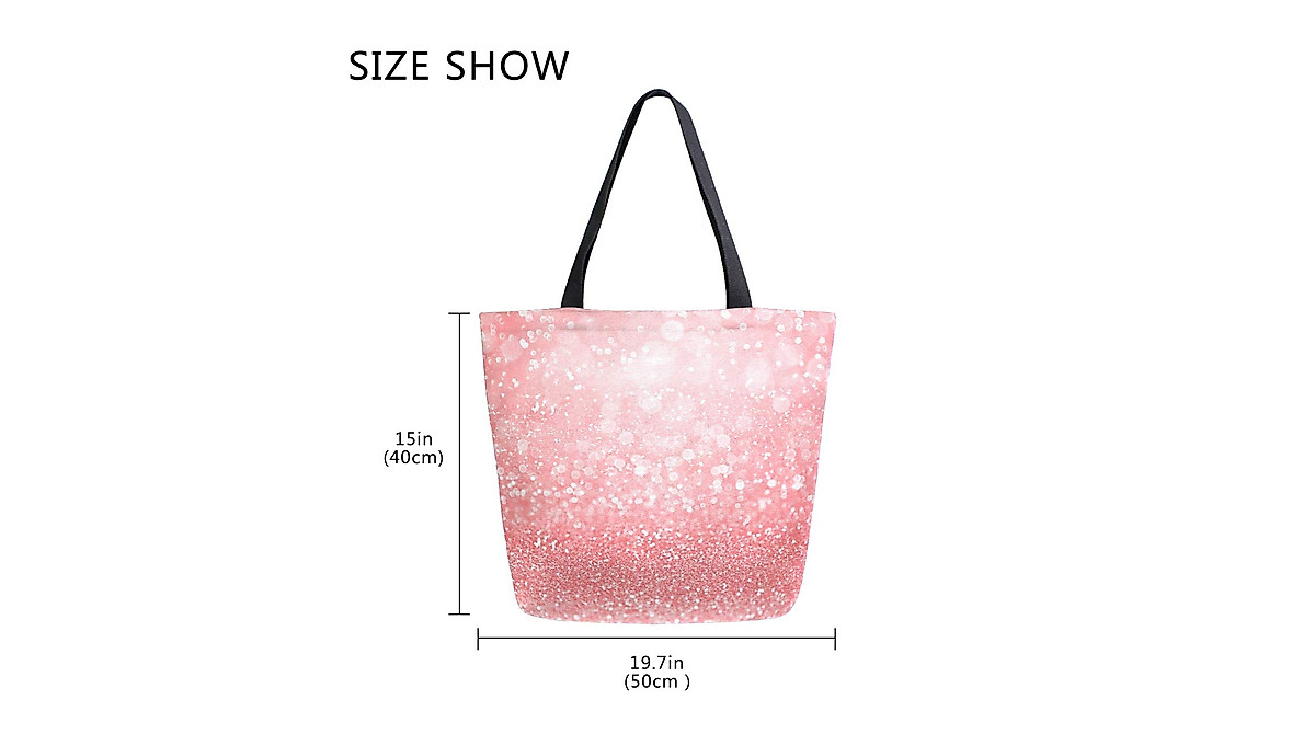 Coral Pink Canvas Tote Bag - Stylish & Durable