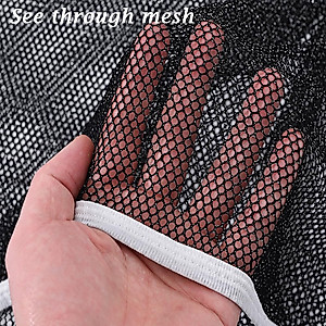 JINSHI Men's Sexy Sleeveless Tank-Top,See Thru Sheer A-Shirt Vest,Mesh Club Wear Muscle Tee,Fishnet Undershirts Black L