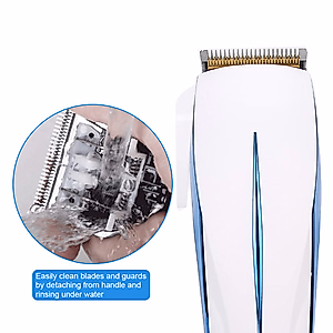 EVTSCAN Men's Electric Razors, Hair Cutting Kit Professional Hair Clipper Adult Child Haircut Trimmer Set 220V, Wet & Dry Hair Trimmer, Home & Travel