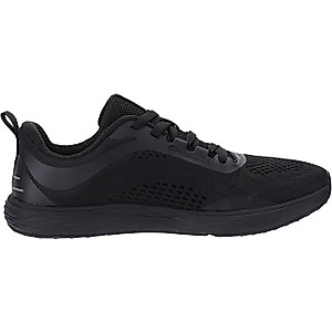 WHITIN Mens Zero Drop Wide Toe Box Road Running Shoes Width Tennis Athletics Size 8 Lightweight Sports Logging Walking Hiking Workout Training Male Black 41