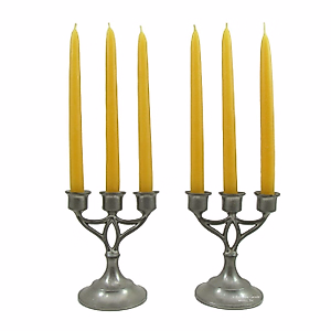 Beeswax Candle Works, Chanukah (Pack of 45) 100% USA Beeswax