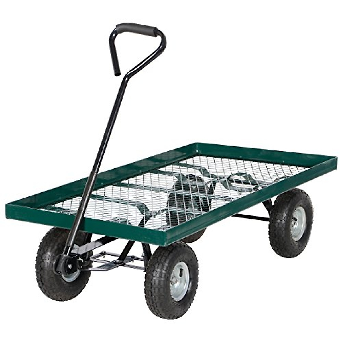 Vestil LSC-2448-PT Steel Service Cart, Pneumatic Wheels, 500 lbs Load Capacity, 36" Height, 51" Length X 24" Width