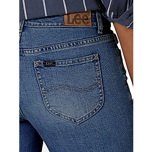 Lee Women's Legendary Mid-Rise Cuffed Bermuda Jean Short, Steadfast, 12