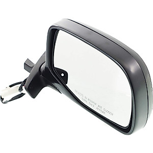 Kool-Vue Mirror Set Compatible with 1992-1996 Ford F-150, Fits 1992-1997 F-250, Fits 1992-1997 F-350, Fits 1992-1996 Bronco, Driver and Passenger Side Manual Folding, Chrome, Power Glass, Paddle Style