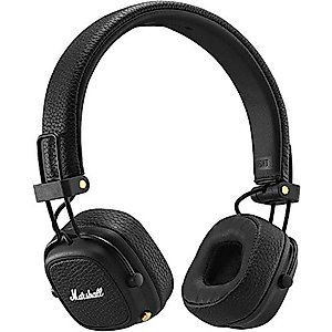 Marshall Major III Bluetooth Wireless On-Ear Headphones, Black - New