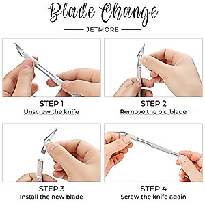 Jetmore 72 Pack Craft Knife Exacto Knife, Steel Hobby Knife Precision 2 Handles Knifes with 70pcs #11 Hobby Knife Blades with Storage Case, Craft Knife Kit for DIY, Art Work, Cutting, Carving