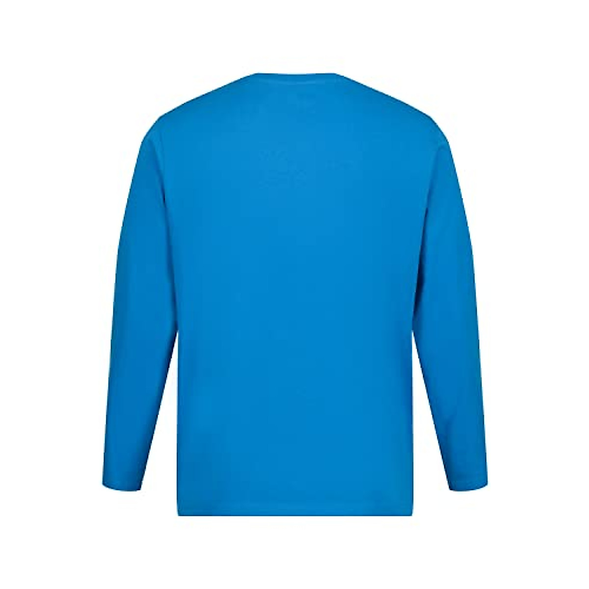 JP 1880 Menswear Big & Tall Plus Size L-8XL Henley, Basic, Top, Long-Sleeve, Button Placket, Up to 8XL Grey Blue 5XT 702555729