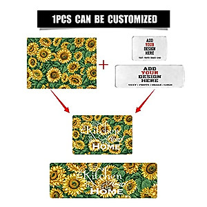 Custom Kitchen Rugs Personalized Customized Kitchen Mat Set of 2 Anti Fatigue Mat Hallway Runner Rug Non Skid Washable