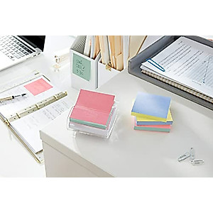 Post-it Greener Pop-up Notes, 3x3 in, 6 Pads, America's #1 Favorite Sticky Notes, Sweet Sprinkles Collection, Pastel Colors, Clean Removal, 100% Recycled Material (R330RP-6AP)