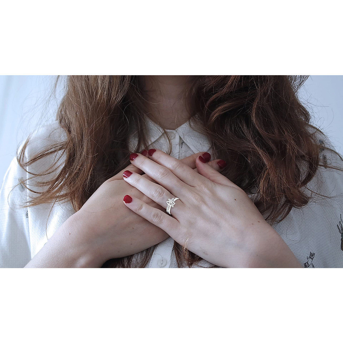 STARCHENIE Cross Ring 925 Sterling Silver Christian Fish Ichthus Ring Size 7