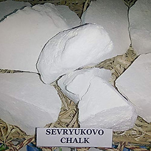 Chalk Edible Eating, Chalk Sevryukovo 1 Lb (450gr.), Natural Chalk