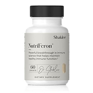 Shaklee - NutriFeron® Immune-Boosting Botanical Blend - Developed by Renowned Immunologist - Promotes Healthy Immune Function with Interferon-Boosting Ingredients - Contains Zinc - 60 Caplets