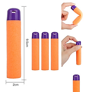 60 Mega Dart Refill Pack for Nerf Fortnite Mega Dart Blasters - Compatible with Nerf Mega Toy Blasters - for Youth, Teens, Adults