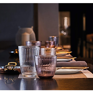 Bormioli Rocco Line Water Glass,Clear, 9.75 oz (Pack of 12)