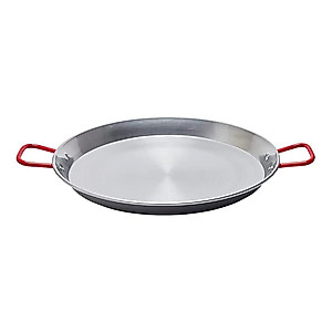 Garcima 9.5-inch Carbon Steel Paella Pan, 24cm