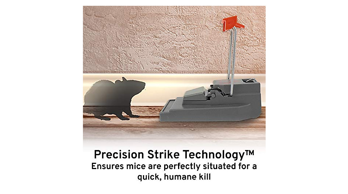 Victor M123 Quick-Kill Mouse Trap 3-Pack for Humane Rodent Control