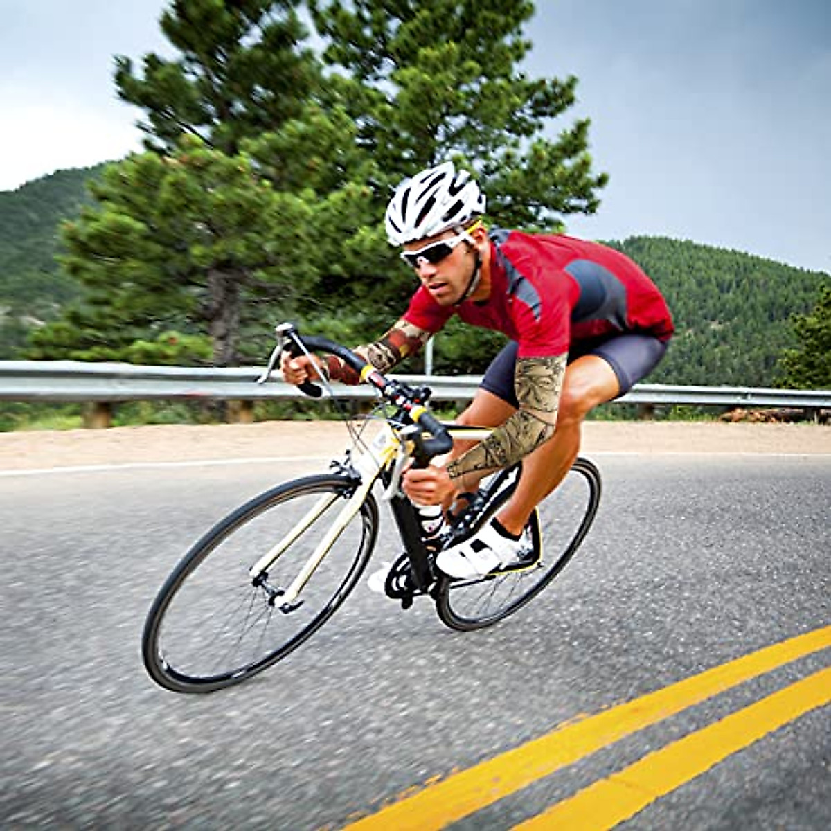 YARIEW Tattoo Sleeves for Men, 12Pcs Arm Sleeves Fake Tattoos Sleeves to Cover Arms Cooling Sun Protection Sleeves