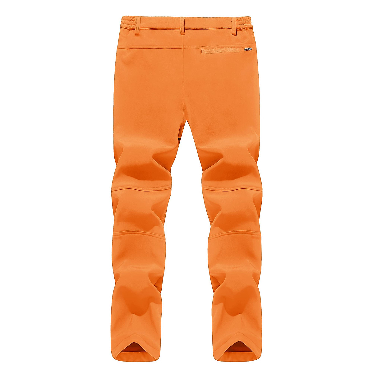 TACVASEN Men's Outdoor Hiking Pants Winter Snow Ski Pants with Zipper Pockets Tactical Softshell Pants Warm Outdoor Pants for Men