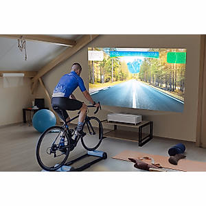 2022 New Upgrade Epson EpiqVision Ultra LS800 Ultra Short Throw 3-Chip 3LCD Smart Streaming Laser Projector, 4,000 Lumens, 4K PRO-UHD, HDR, 150", Android TV, 2.1ch Yamaha Built-in Speakers - White